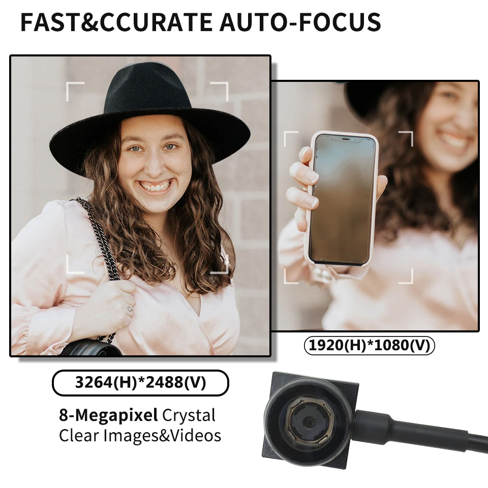 Ultra HD 4K 8MP Autofocus USB Camera - hcvsight