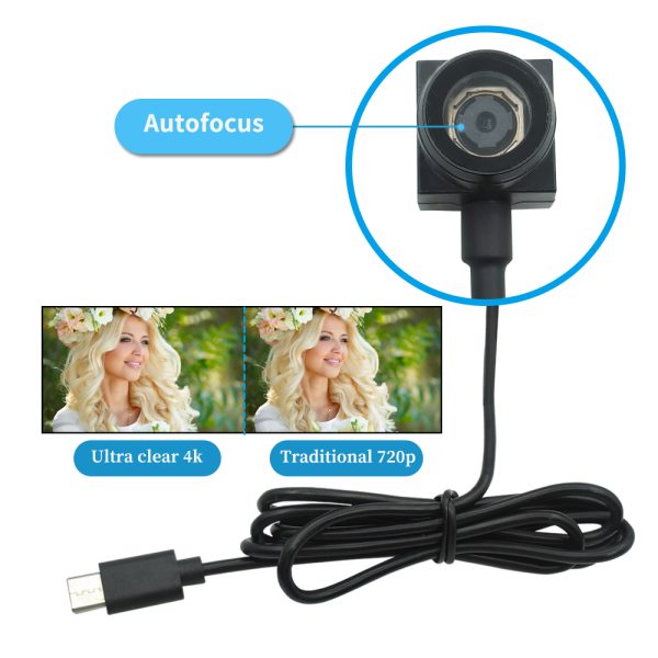 Ultra HD 4K 8MP Autofocus USB Camera - hcvsight